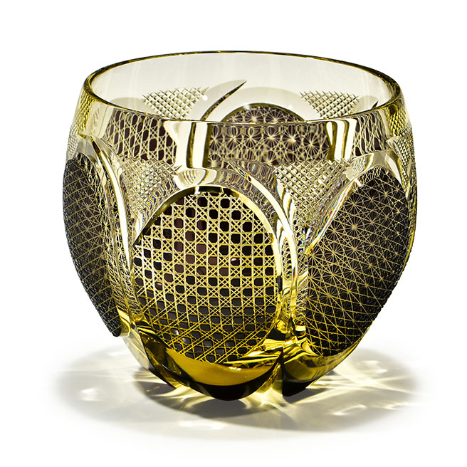 Pr-331 宙吹コレクショングラス 葡萄色 | 江戸切子の店 華硝（はなしょう）