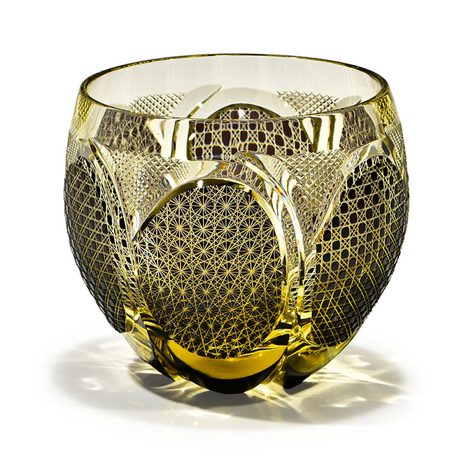 Pr-331 宙吹コレクショングラス 葡萄色 | 江戸切子の店 華硝（はなしょう）